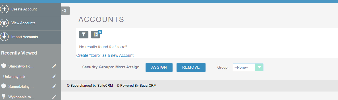 Invisible Filter Buttons After Ins Support Field Level Access Control For Suitecrm